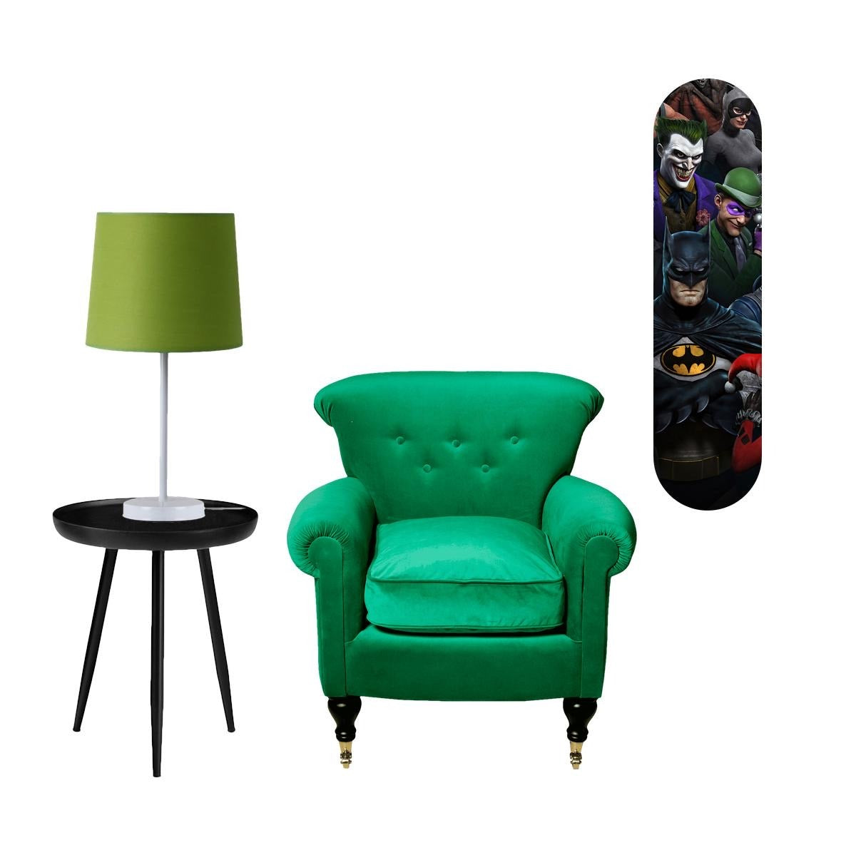 Batman - Canvas Skateboard Wall Art – Baan Skate